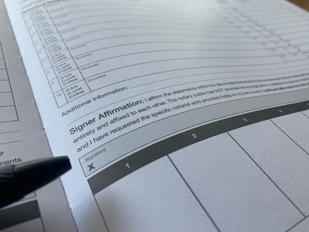 Professional Notary Journal | Loan Signing & Estate Documents – Notary ...