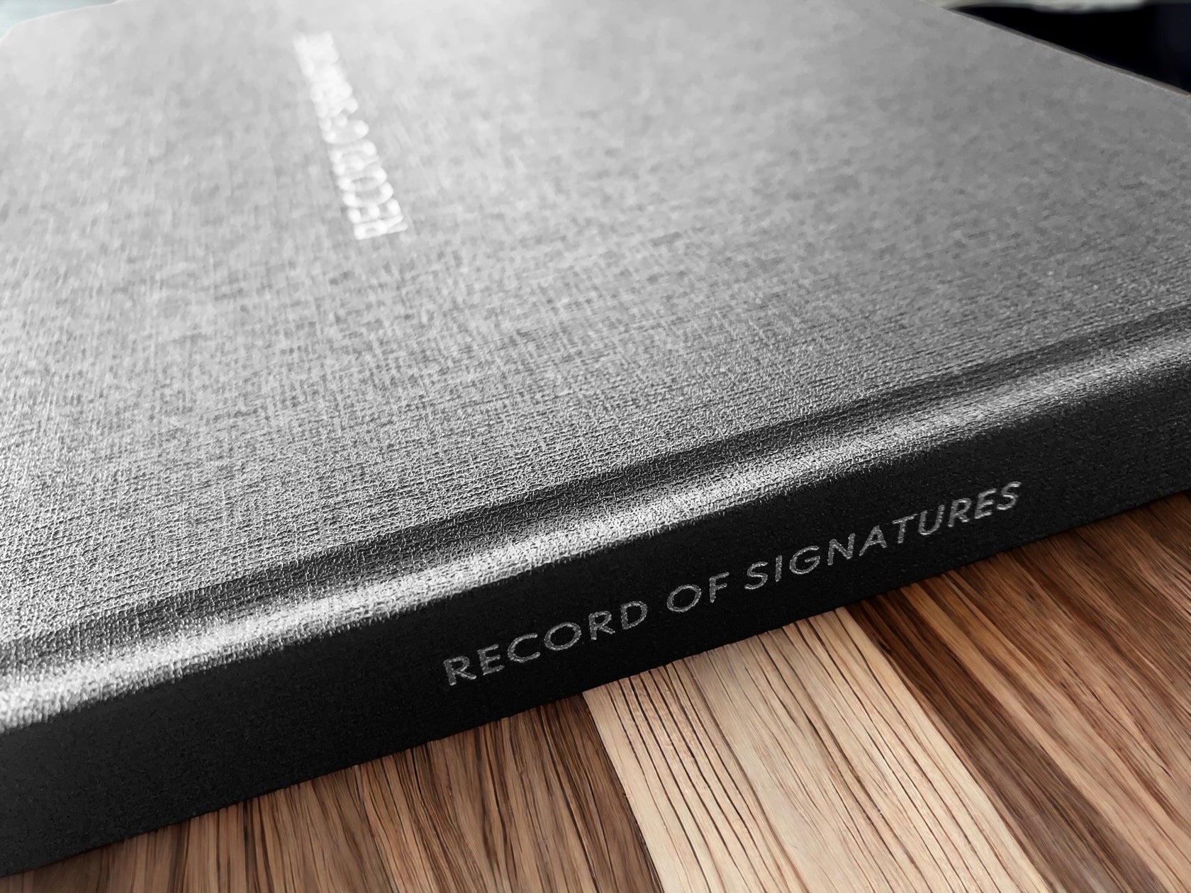 Hardbound Luxe Notary Journal | Record of Signatures – Notary in a Box